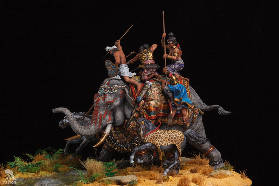 Indian Elephant Alexander the Great Painted Tin Toy Soldier Pre-Sale ...