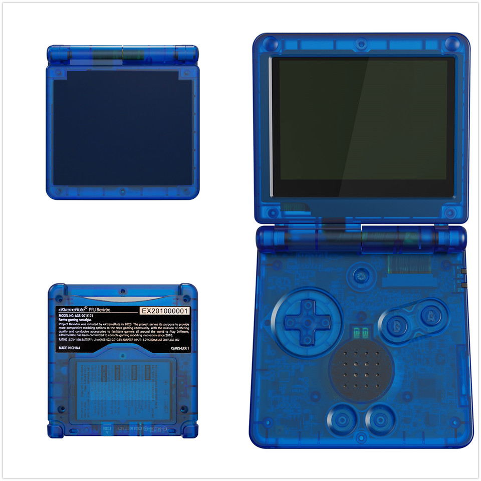 IPS GBA SP Upgraded Housing Shell Buttons Replacement Kit for Gameboy ...