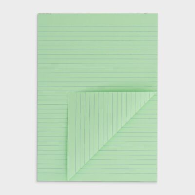 1 x Green Writing Pad Ruled 80gsm A4 Office Legal Note Pad | eBay Australia