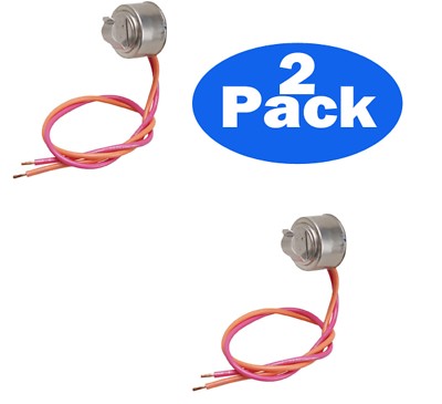 (2 Pack) WR50X10068 Refrigerator Defrost Thermostat AP3884317, L140-30F ...