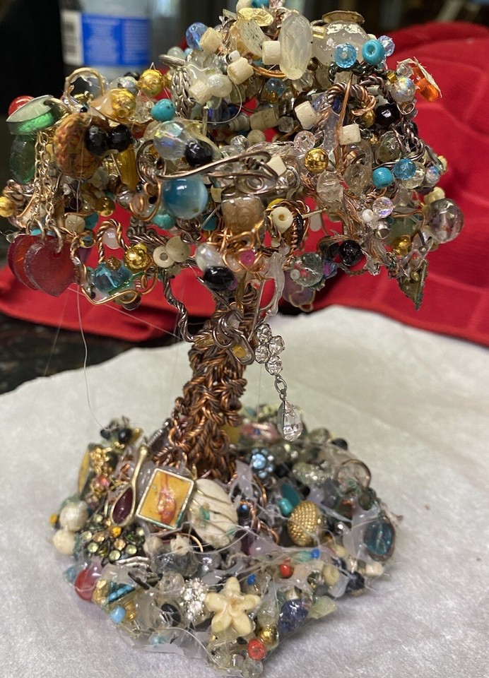 Hand Made Wire Wrapped Vintage Jewelry Decorative Tree One Of A Kind | eBay