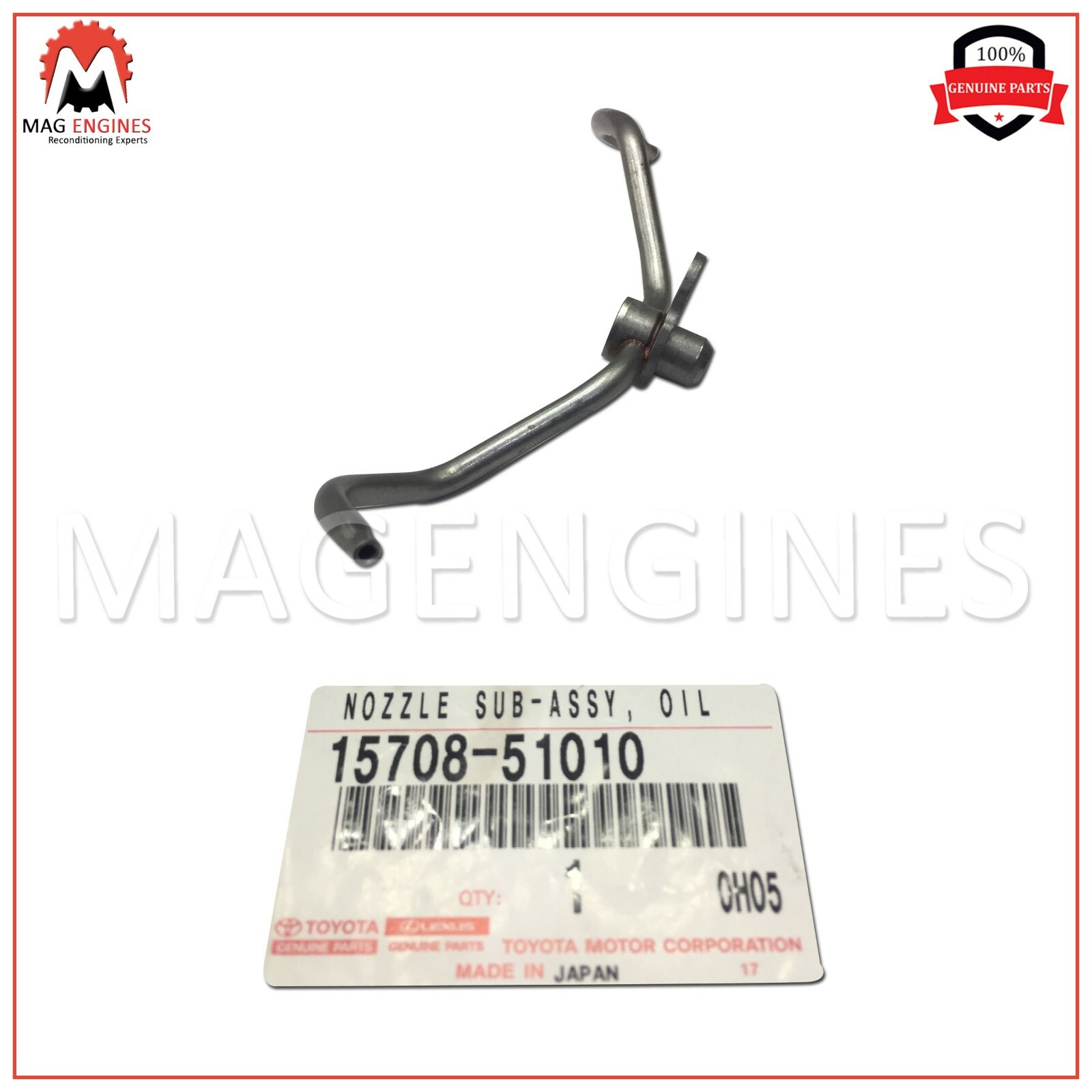 15708-51010 GENUINE OEM NOZZLE SUB-ASSY, OIL, NO.1 1570851010 | eBay
