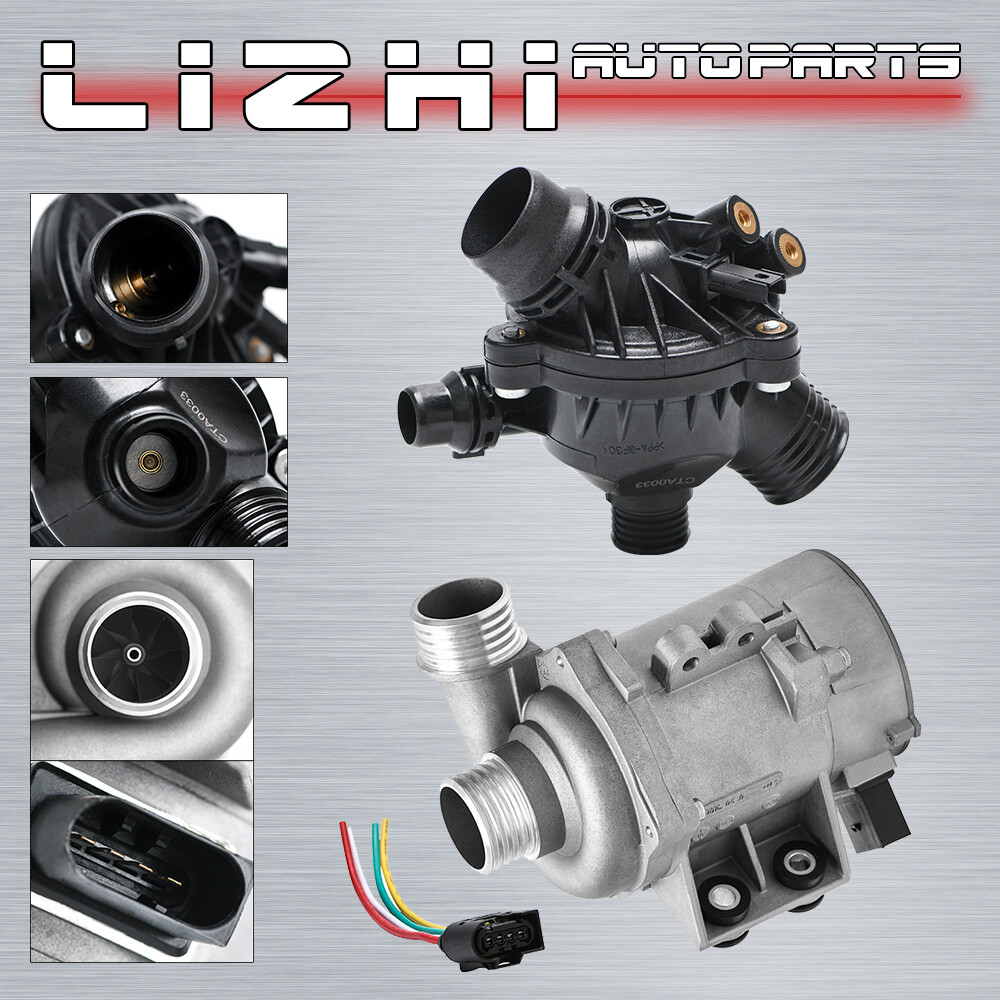 OEM 11517546994 Water Pump 11537549476 Thermostat Kit For 2007-2012 BMW ...