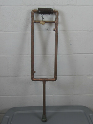 Vintage Homemade Copper Steampunk Cane Pipes and Fittings | eBay