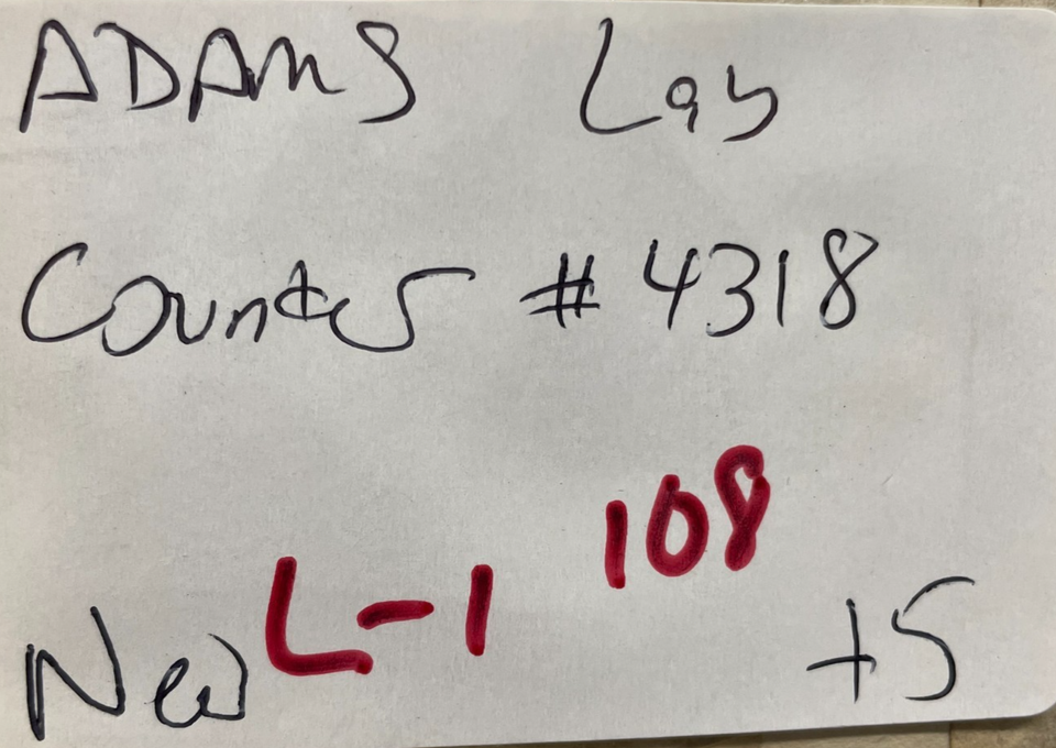 Clay Adams Manual Laboratory Differential Counter C390 8 Key Cell 4318 ...