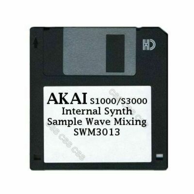 Akai S1000 / S3000 Floppy Disk Internal Synth Sample Wave Mixing ...