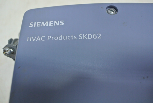 SIEMENS SKD62U HYDRAULIC VALVE ACTUATOR w/SIEMENS Proportional Valve ...