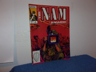 VINTAGE (NEW) MARVEL THE NAM MAGAZINE # 2 .(IN A COMIC BOOK)..SEPT,1988 ...