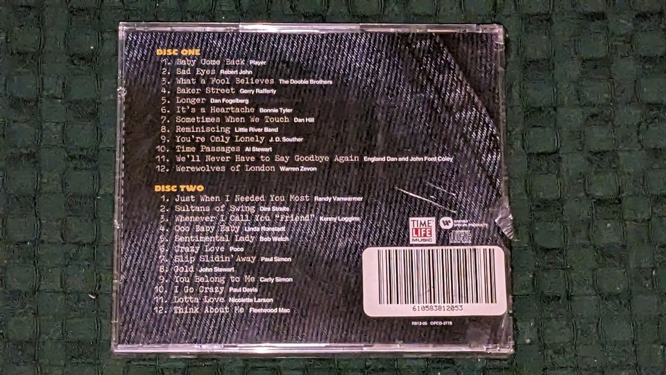 Time Life Singers & Songwriters 1978-1979 2 CD SEALED Dire Straits ...