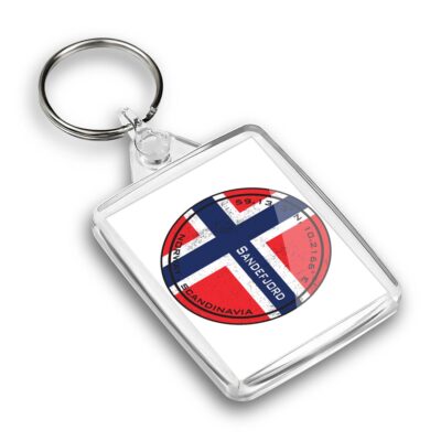 1x Rectangle Keyring Sandefjord Norway Flag Norwegian Travel #59081 | eBay