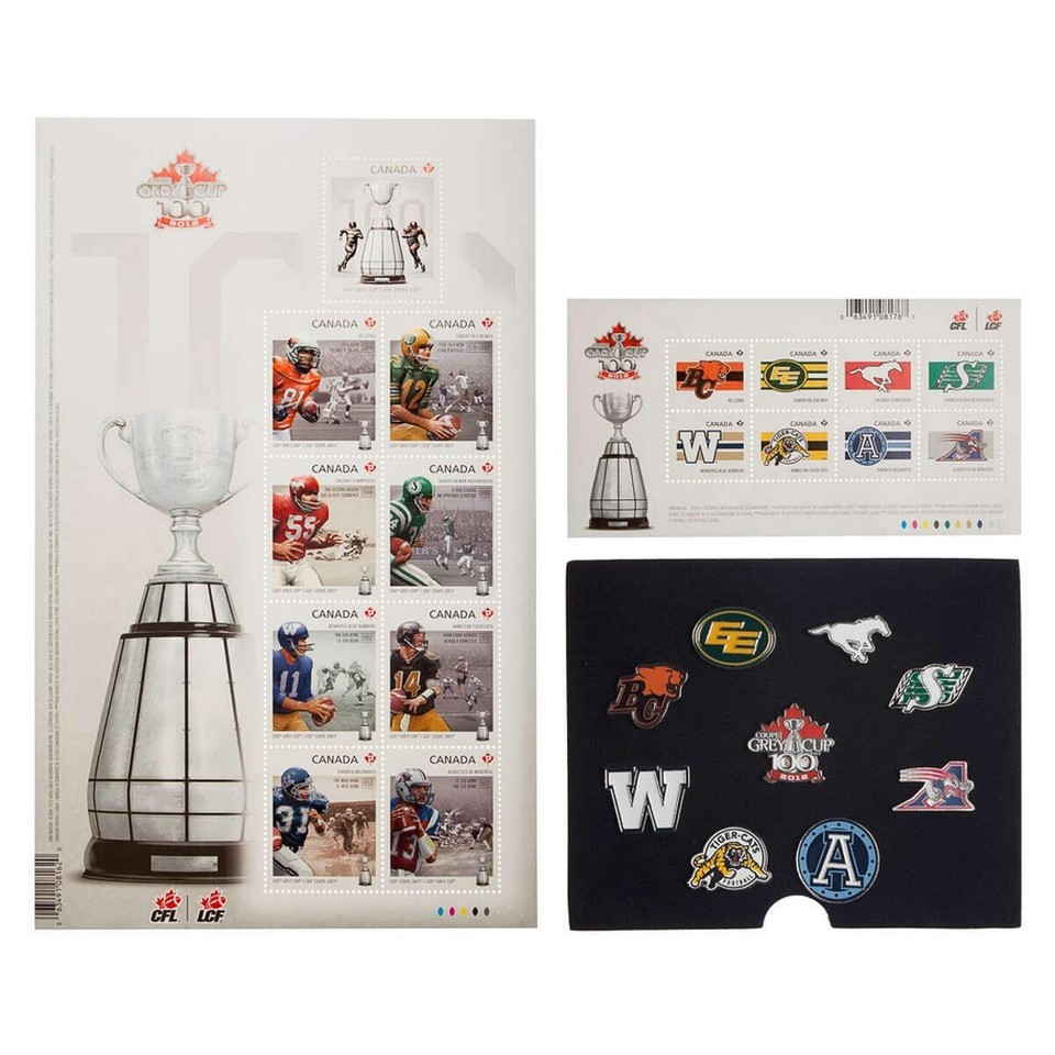 2012 CFL Ultimate Fan Set - includes Grey Cup Loonie, 1 Ounce Pure ...