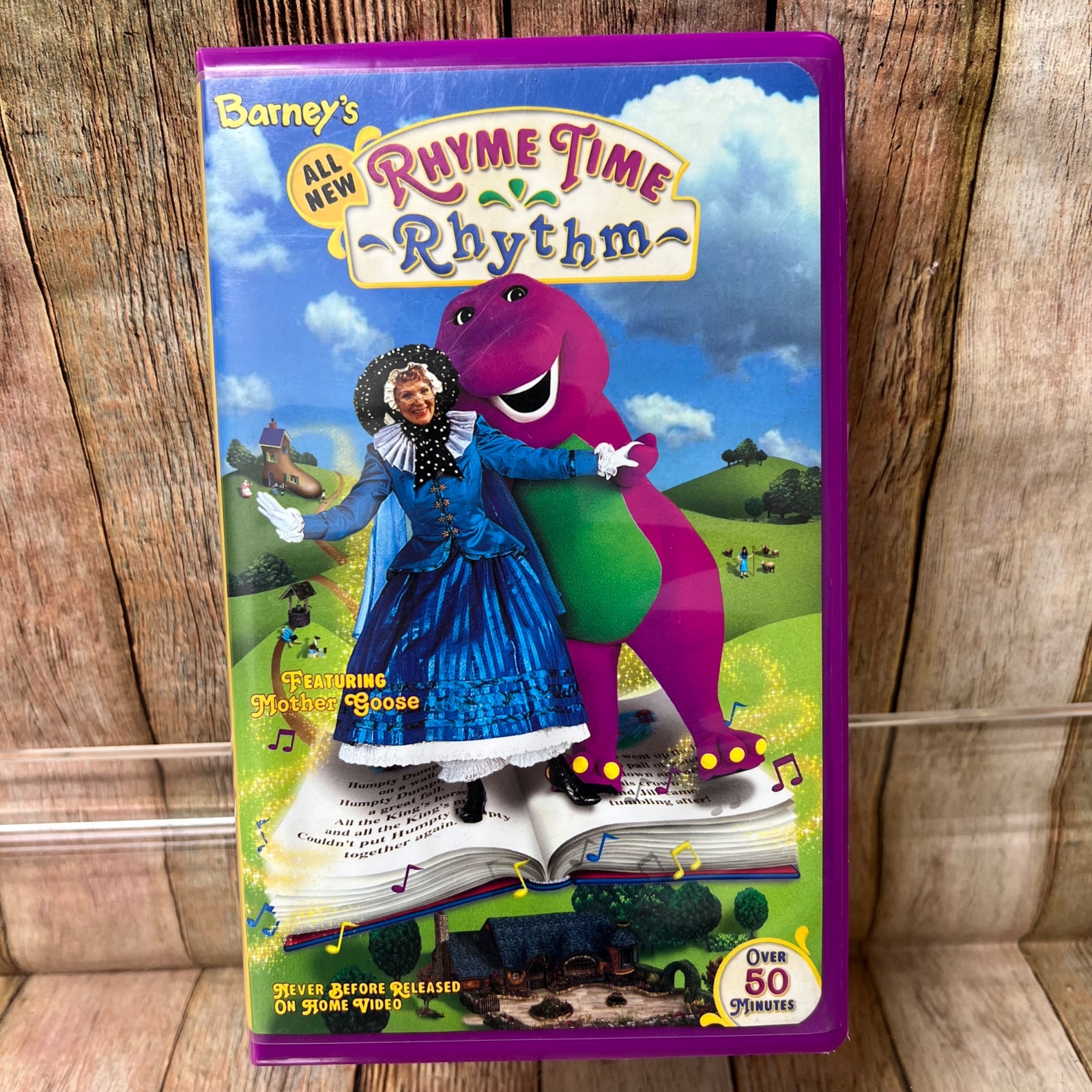 Barney Rhyme Time Rhythm VHS Video Tape Mother Goose Sing Along Songs ...