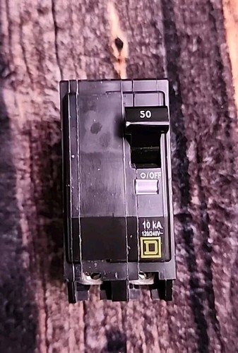 Square D QO250 2-Pole 50-Amp 120/240V Plug-In Circuit Breaker | eBay