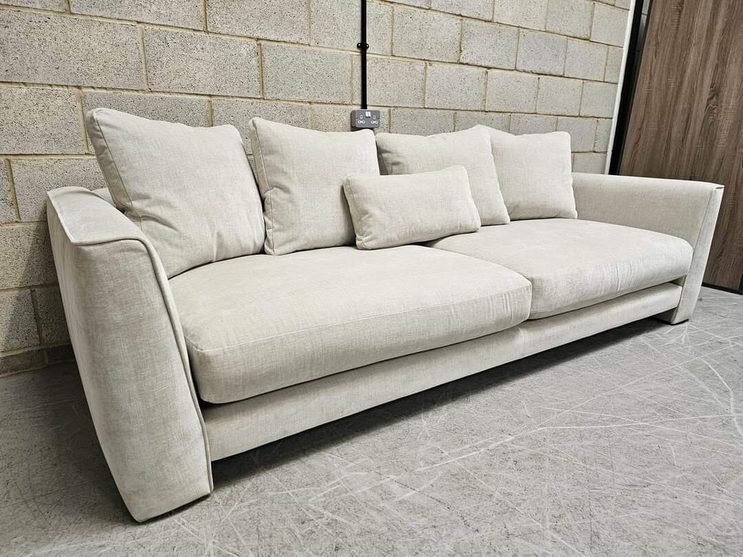 Dfs Grey Chenille Sofa | Baci Living Room
