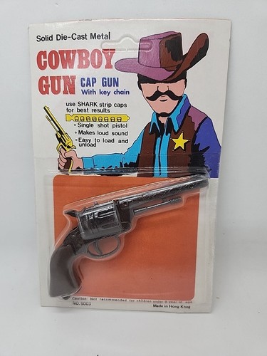 Die-Cast Metal Cowboy Gun Cap Gun | eBay