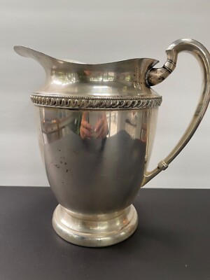 Pilgrim brand, silver plated water pitcher / vase | eBay
