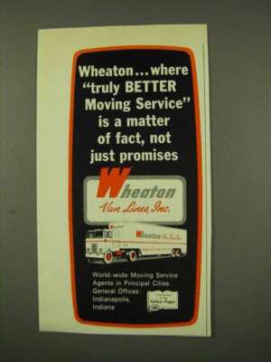 1973 Wheaton Van Lines Ad - Truly Better Moving Service | eBay
