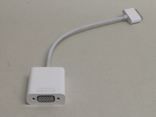 Apple A1368 30-Pin Connector to VGA Adapter for iPad iPhone | eBay