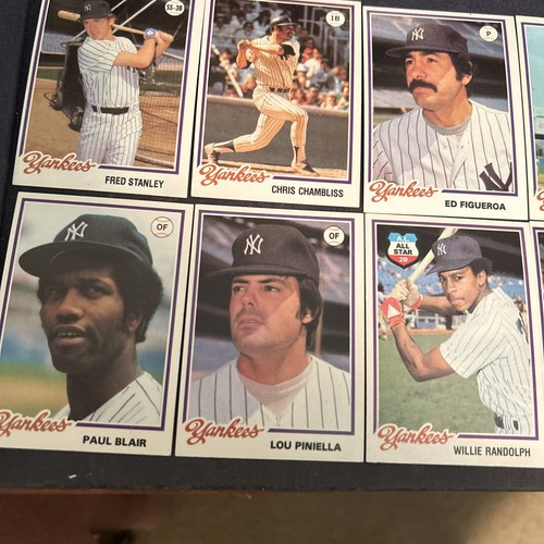 1978 Topps NY Yankees Team Lot NrMt | eBay