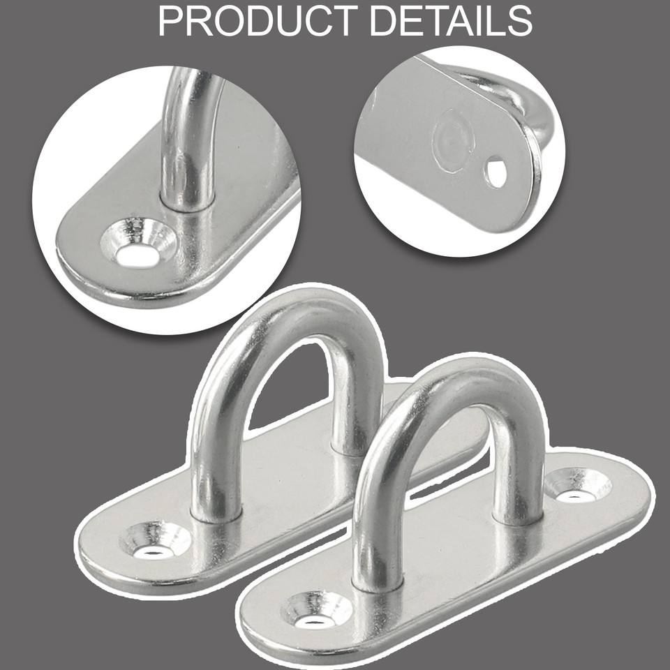High Quality Oblong Stainless Steel 2* Hook Siver Staple High Strength ...