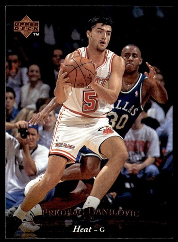 1995-96 Upper Deck Predrag Danilovic Rookie Miami Heat #214 | eBay