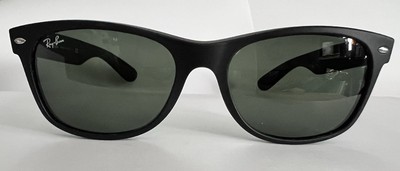RAYBAN RB 2132 NEW WAYFARER COLOR 622 BLACK SUNGLASSES size 58-18/145 ...