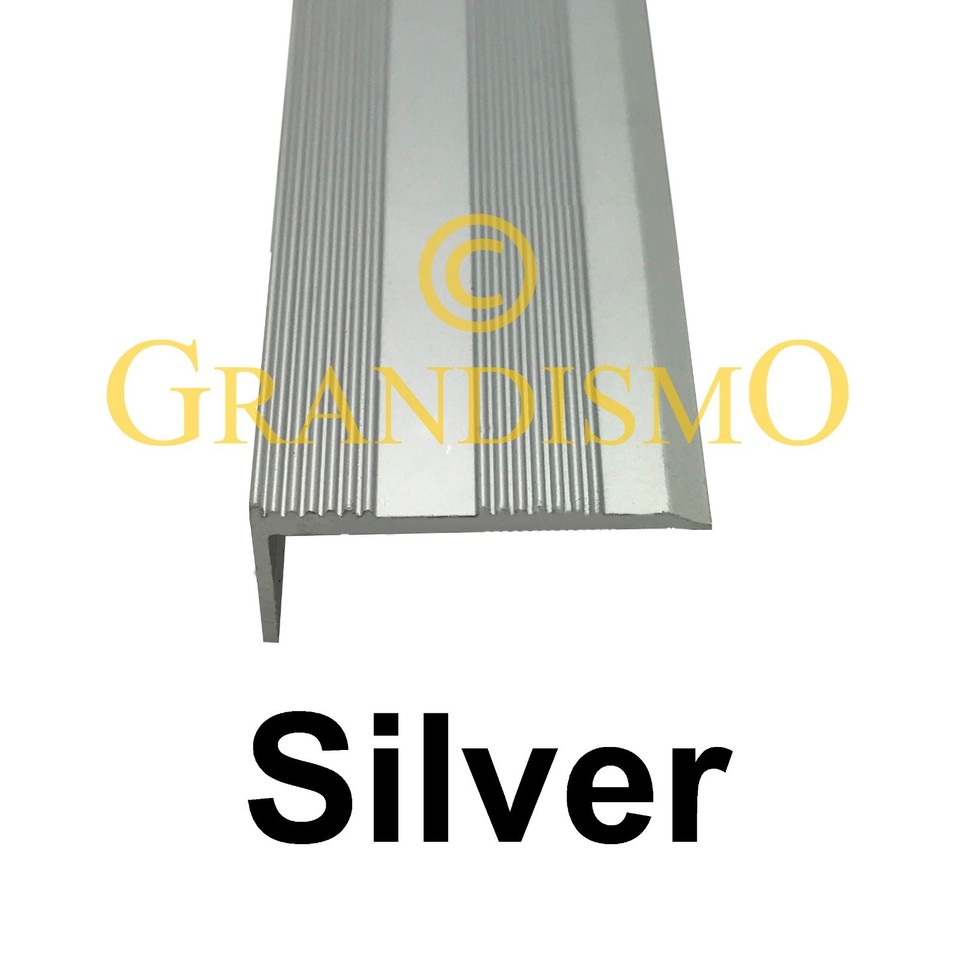 Aluminium Stair Edging - Self Adhesive - Trim Step Nosing Edge ...