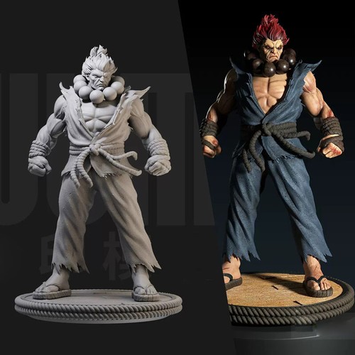 Akuma Gouki 1/24 1/18 3D print figure Model Kit Unpainted Unassembled ...