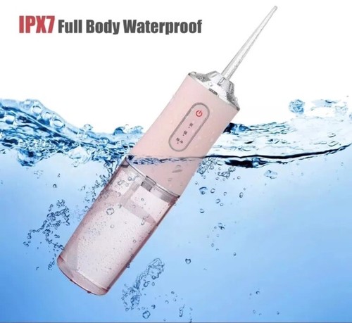 Water Flosser Cordless Teeth Cleaner Rechargeable IPX7 Waterproof ...
