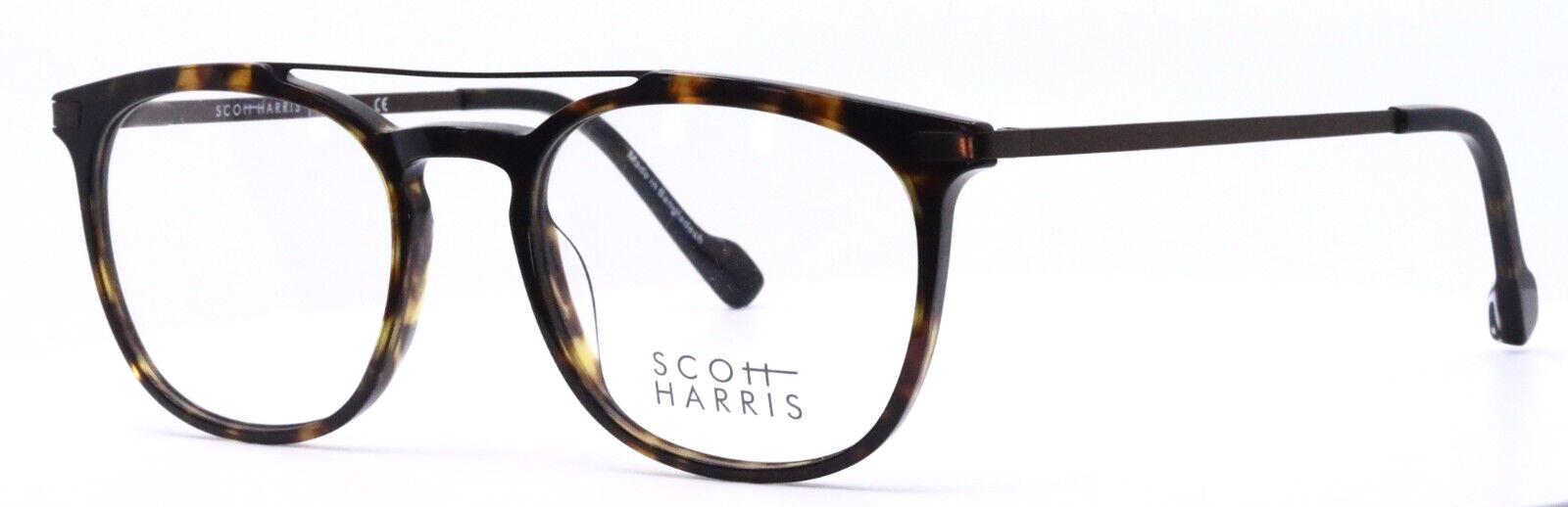 SCOTT HARRIS SH-690 C1 Tortoise Unisex Round Full Rim Eyeglasses 51-19 ...
