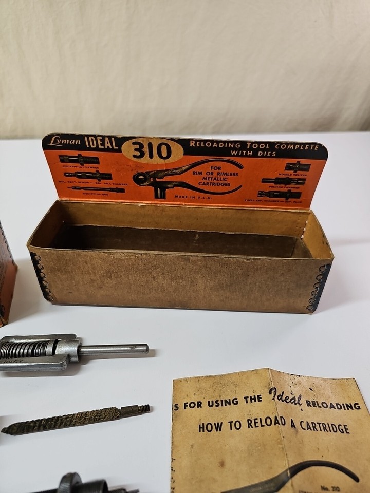Vintage Ideal Lyman 310 Reloading Tool With Extras. 6mm ?? | eBay