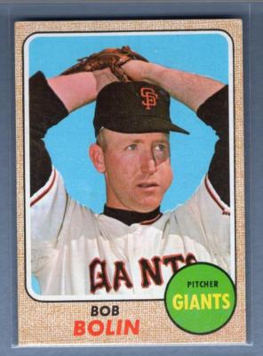 1968 Topps #169 Bob Bolin EX GO588 | eBay