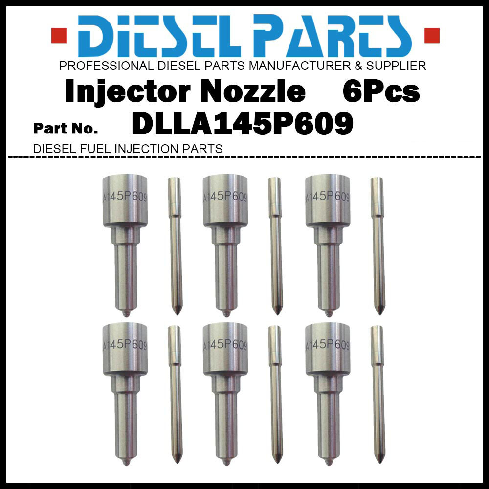 6Pcs Fuel Injector Nozzle DLLA145P609 0433171456 for SCANIA L94 P94 R94 ...