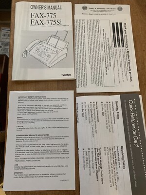 Fax Machines - Brother 775