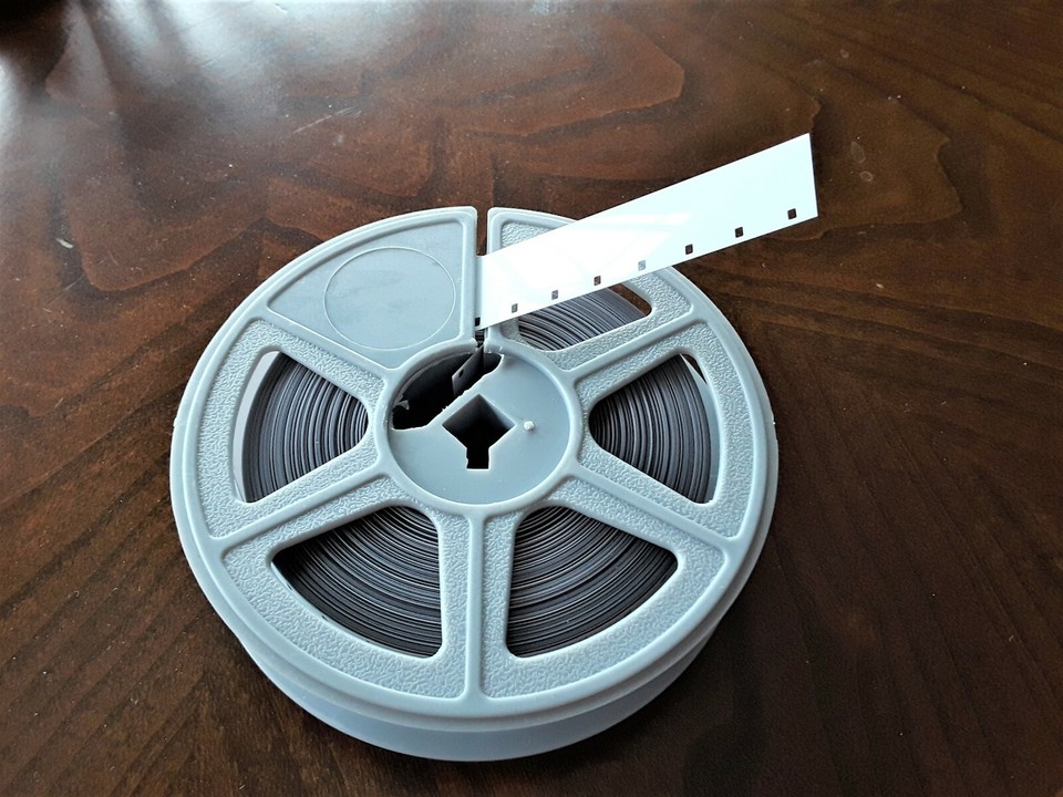 1 NEW 16mm KODAK MOVIE LEADER 100' (SOUND) WHITE (ACETATE) on NEW film ...