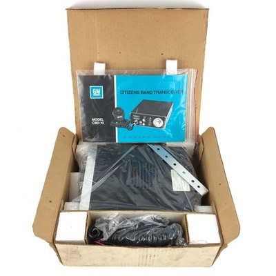 GM 23-Channel CB Transceiver Model CBD-10 Mic Wiring Manual Box TESTED ...