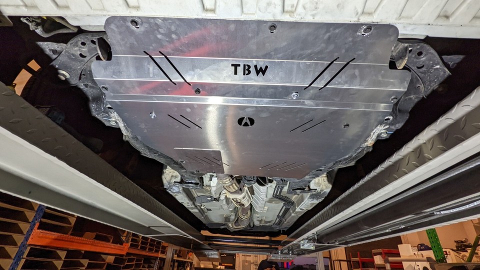 TBW Aluminum Engine Under Tray Shield for 1st Gen 04-08 Acura TSX skid ...