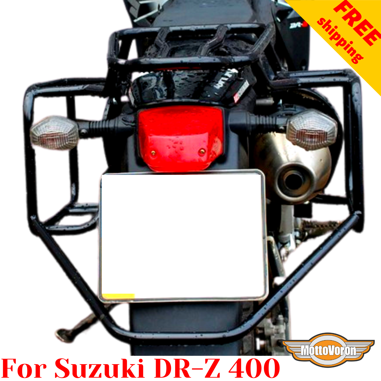 For Suzuki DRZ 400 SM Rack luggage system DRZ 400S Pannier rack ...