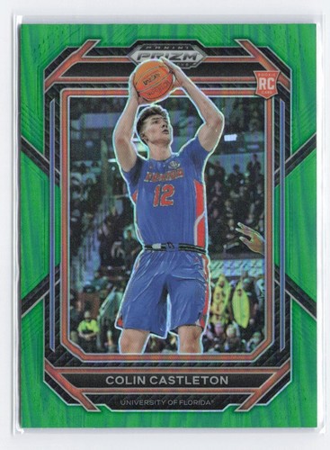 2023 Panini Prizm Green Draft Picks Colin Castleton #45 RC Los Angeles ...