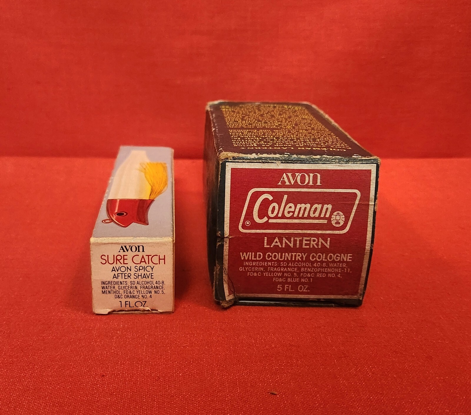 Vtg Avon SURE CATCH SPICY After Shave Fishing Lure 1.oz/Avon COLEMAN ...