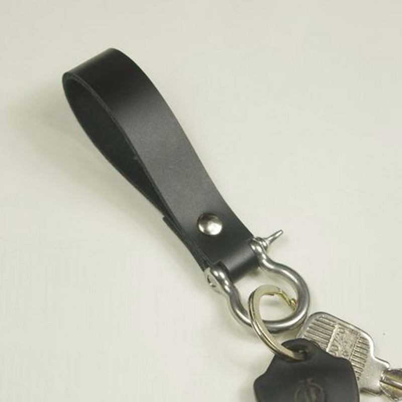 Handmade Leather Belt Loop Keychain Key Ring Fob Holder Clip Hook ...