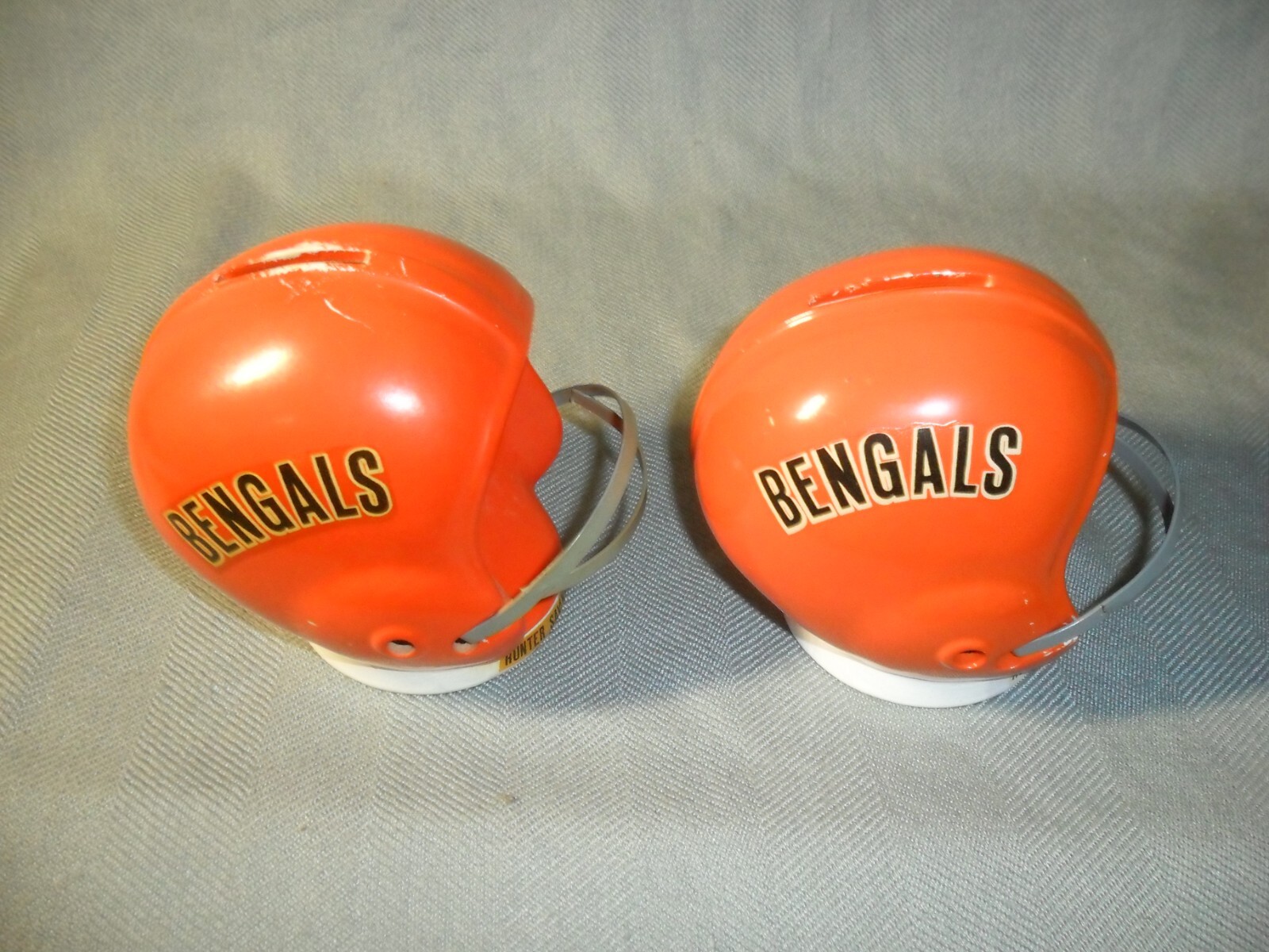 Vintage Cincinnati Bengals Football Helmet Bank's Wyatt, Dungan ...