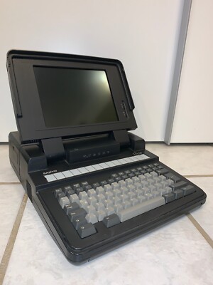 SANYO MBC 17 LT Retro Laptop von 1987 - Intel 80286 - DOS - MBC-17LT3 ...