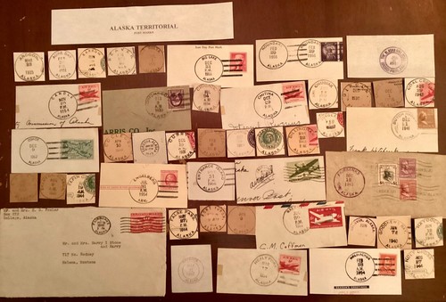 Extensive Alaska Postmark Collection - Over 440 Examples - Territory ...