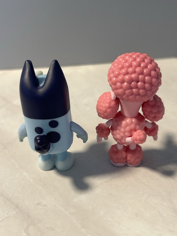 Bluey and Friends Figurines - Coco & Bluey | eBay