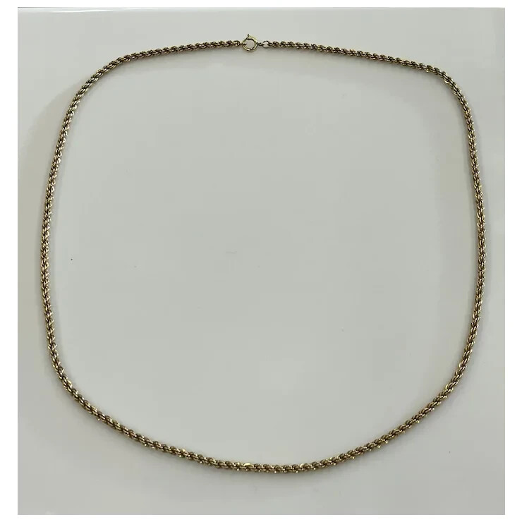 Vintage Rope Chain Necklace | eBay