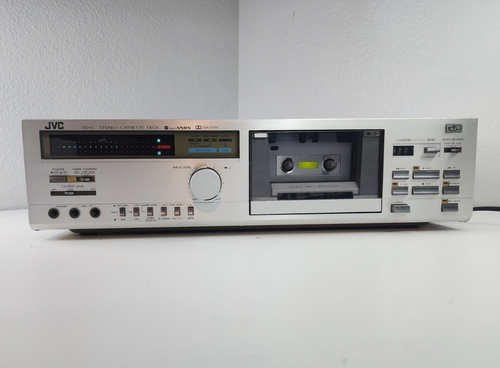 JVC DD-5 Stereo Cassette Deck Japan 1980s Vintage Silver Audio Hi-Fi ...