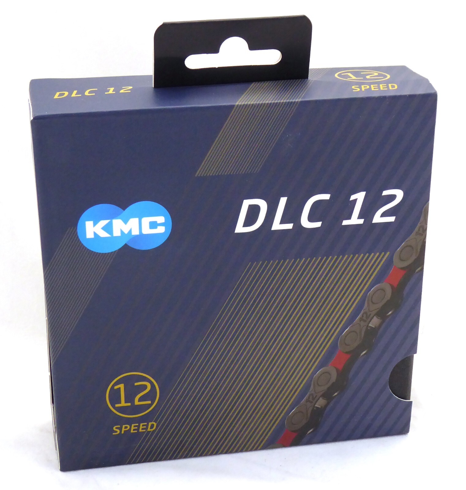 KMC DLC 12 Chain 12-Speed 126 Links Black/Red Double X Bridge Shape | eBay