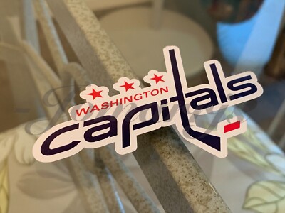 Washington Capitals Hockey Team Logo NHL Sticker Decal Vinyl #ALLCAPS ...