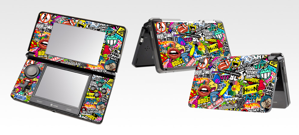 Bombing N262 Vinyl Decal Skin Sticker Cover Protector for Nintendo 3DS ...